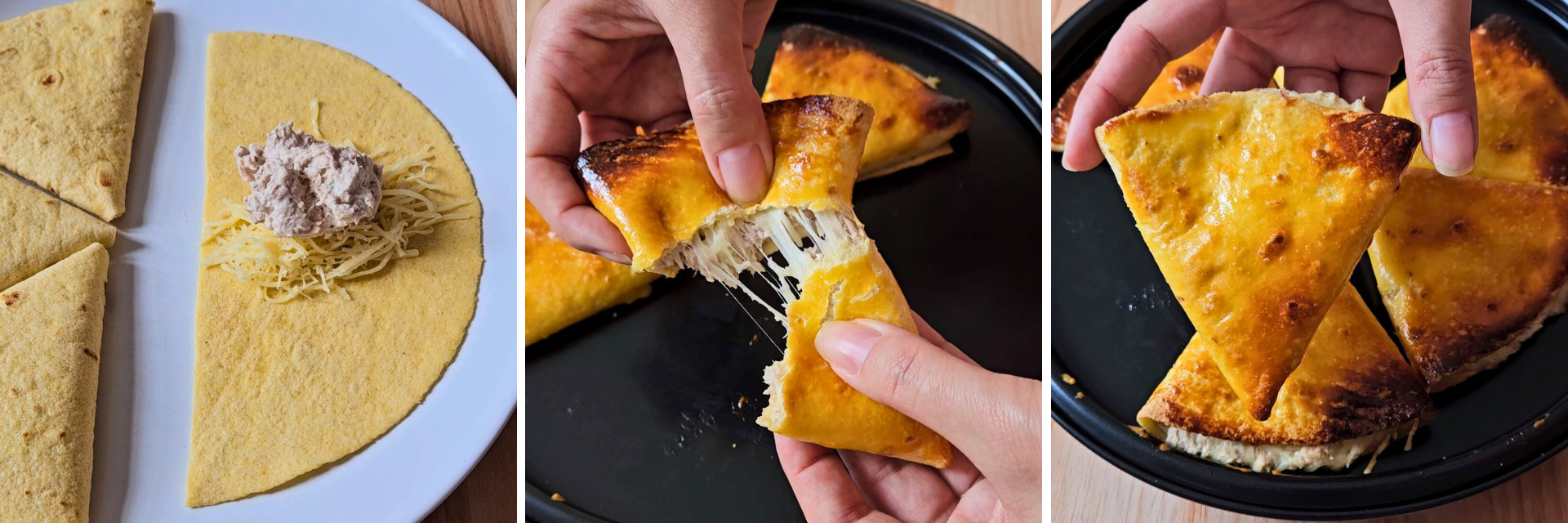 Triangles protéinés au thon